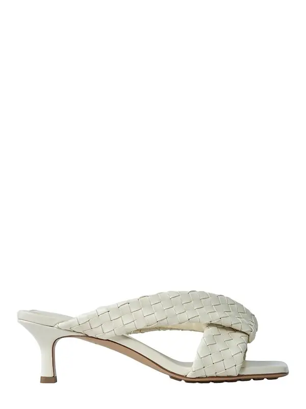 Bottega Veneta Riva Mule Sandals - Black