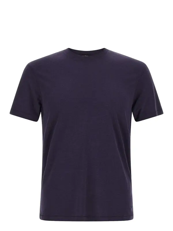 TOM FORD Logo Embroidery T-shirt - Blue