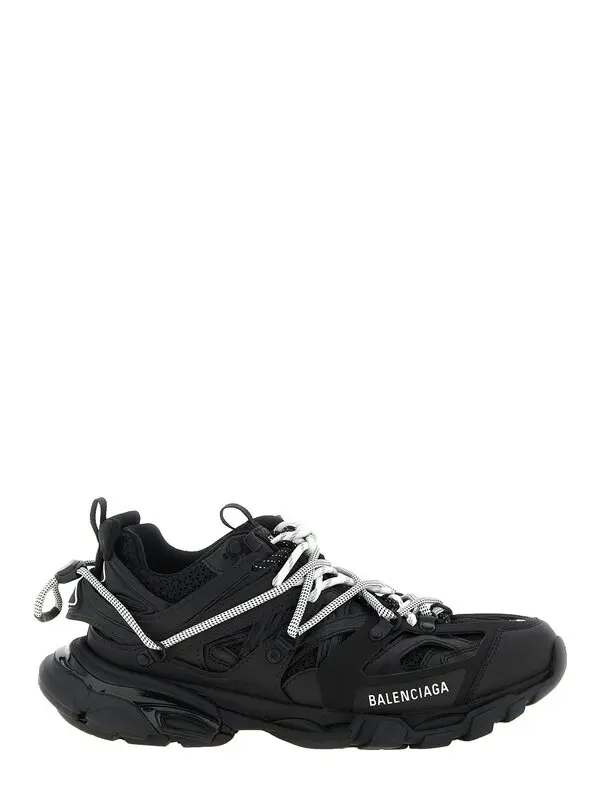 Balenciaga Track Trail Lace Up Sneakers - Black