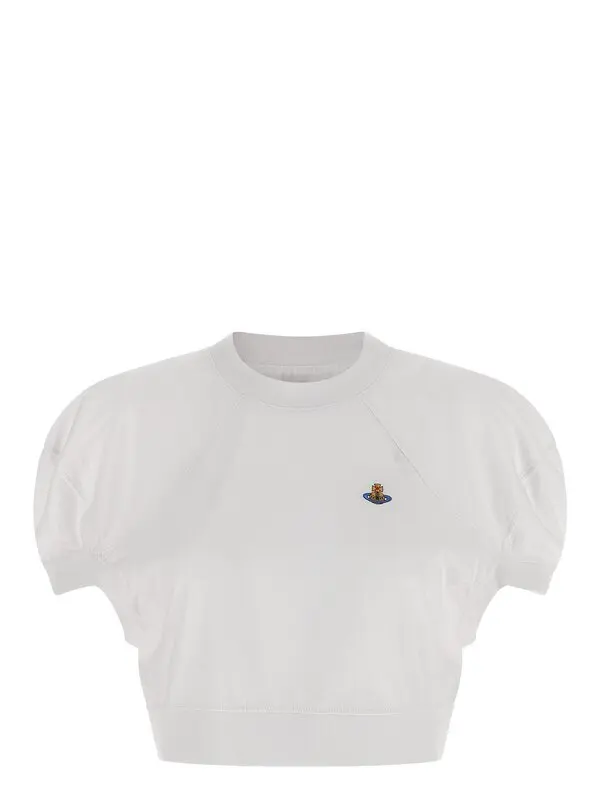 VIVIENNE WESTWOOD Cotton Football T-shirt - White