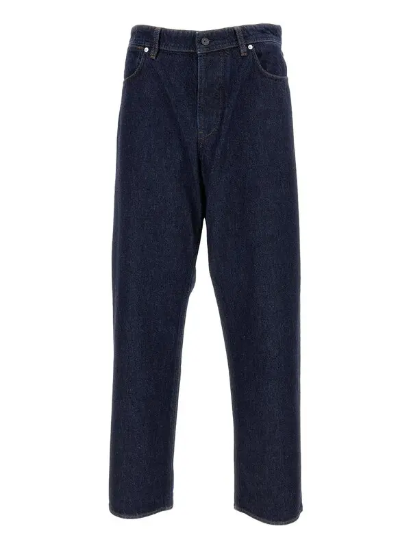 Stone Island Loose Fit Denim Jeans - Multicolor