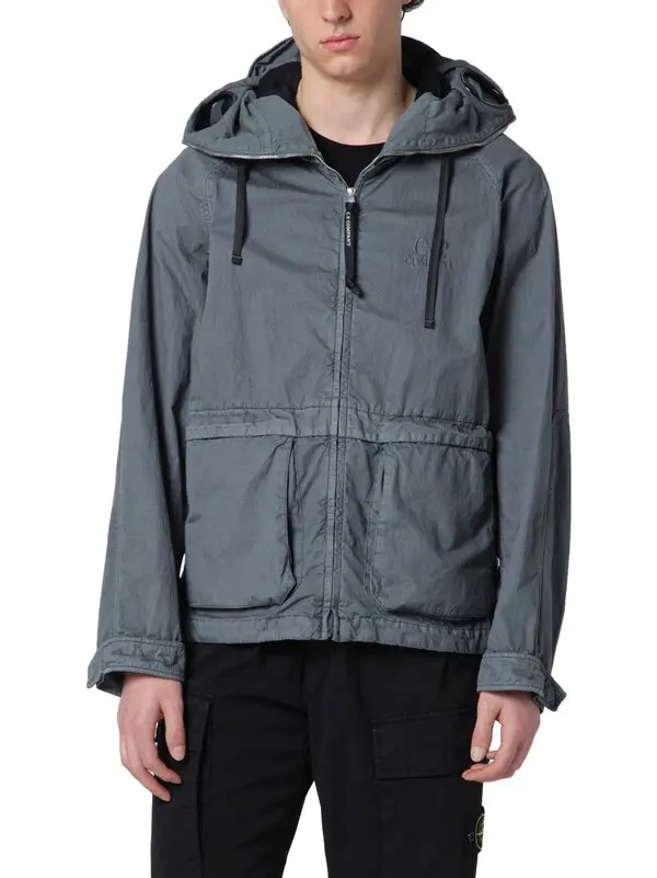 C.P. COMPANY Explorer 50 Fili Wax Jacket - Gray