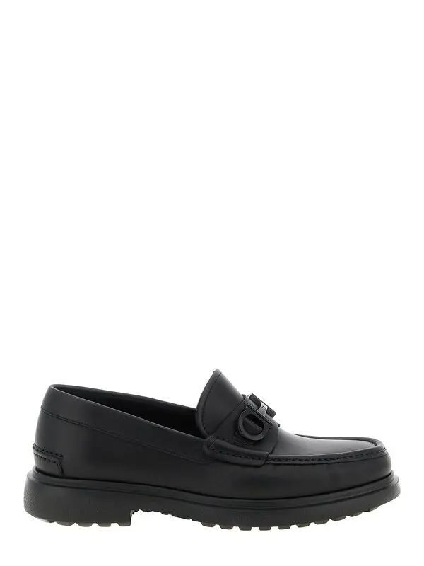 FERRAGAMO Tobias Loafers - Black