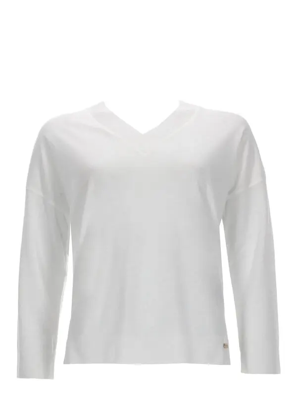 Herno Maglia Knit Effect Sweater - White