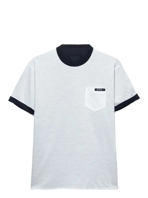 Prada Reversible Cotton T-shirt - Multicolor