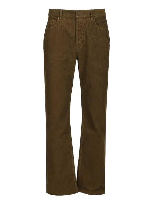 Saint Laurent Corduroy Trousers - Green