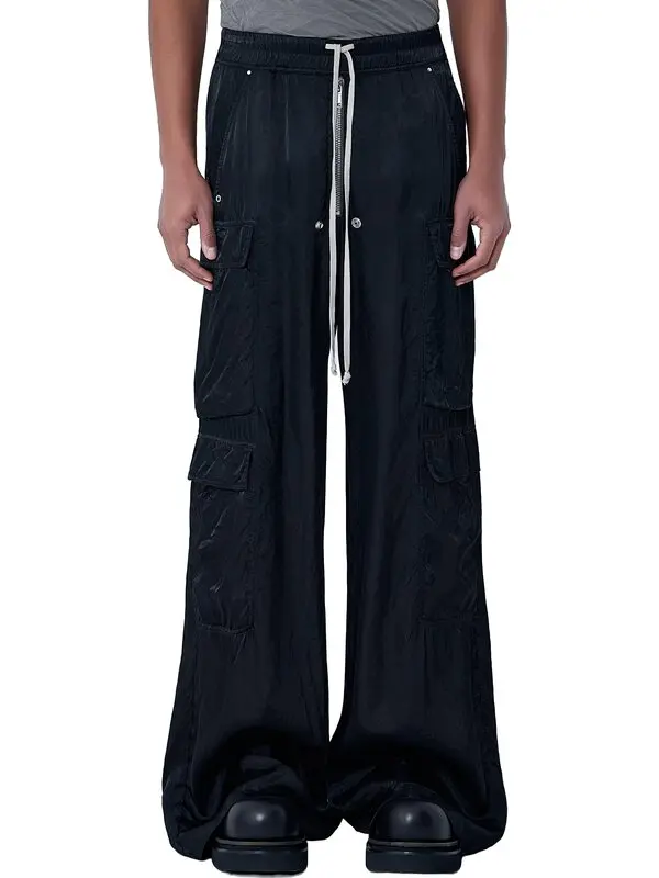 Rick Owens Cargobela Wide-leg Cargo Pants - Black