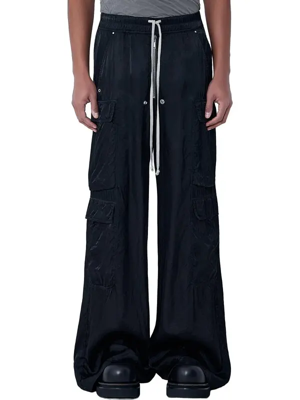 Rick Owens Cargobela Wide-leg Cargo Pants - Black