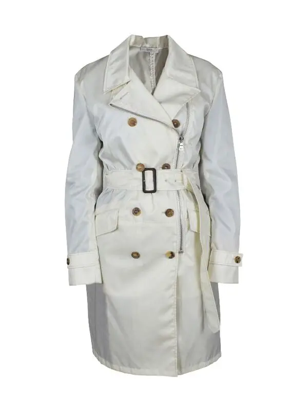 Prada Nylon Trench Coat - White
