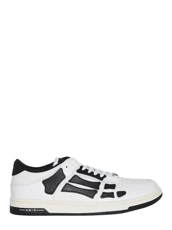 Amiri Leather Appliqué Low-top Trainers - White