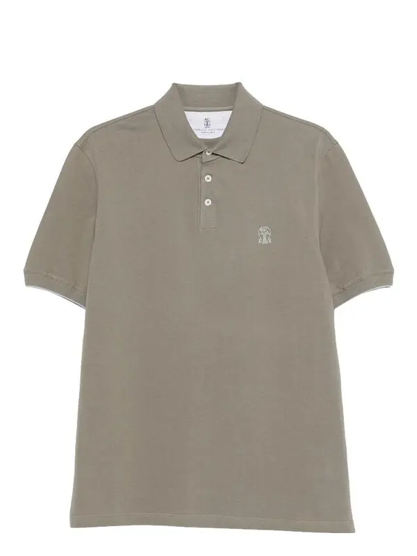 Brunello Cucinelli Polo Shirts - Green