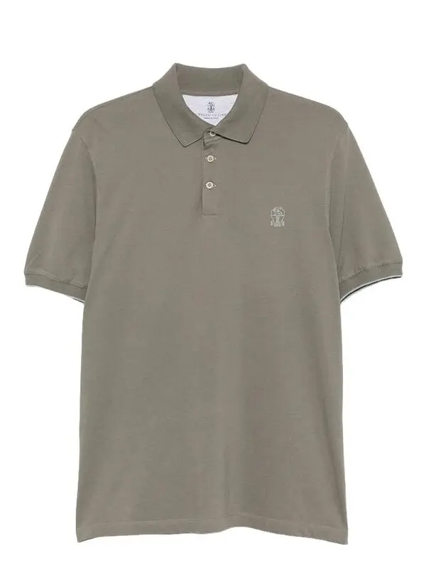 Brunello Cucinelli Polo Shirts - Green
