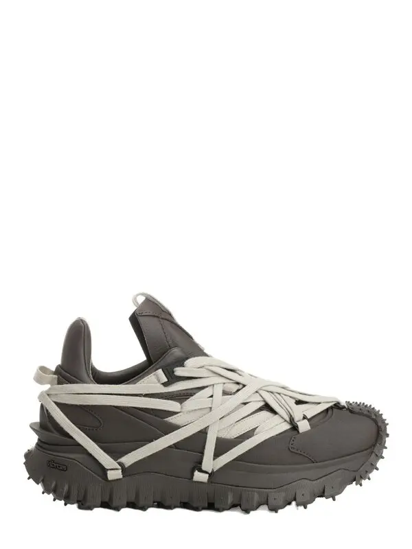 Moncler Trailgrip Megalace® High Top Sneakers - Brown