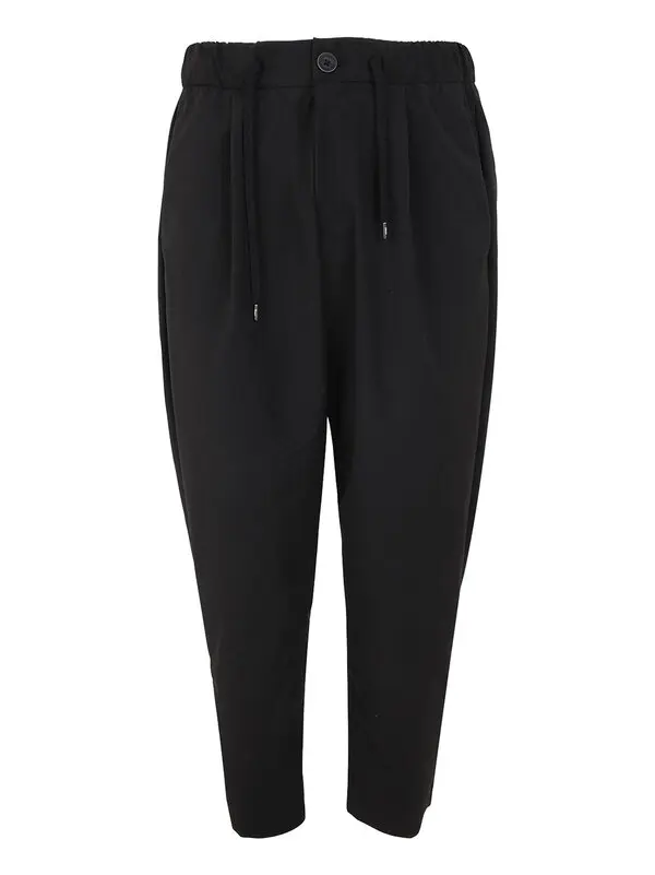 Herno Casual Pants Made In Italy - Black