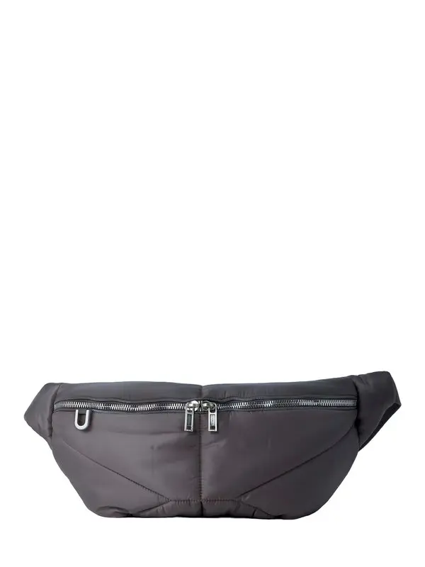 Moncler Quilted Nylon Belt Bag - Gray