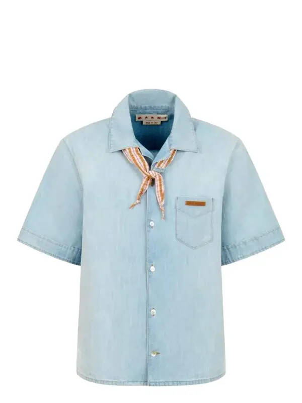 Marni Shirt With Pocket - Blue