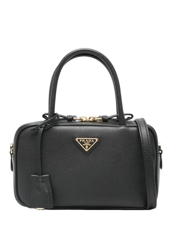 Prada Top Handle Bag - Black