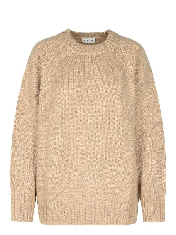 P.a.r.o.s.h Beige Cashmere Sweater - Cream