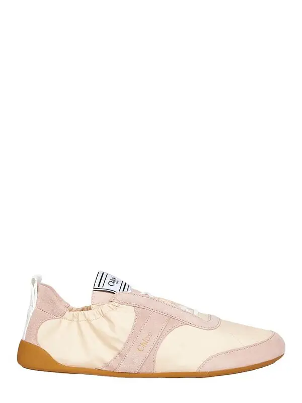 Chloé Neutral Elasticated Sneakers - Cream