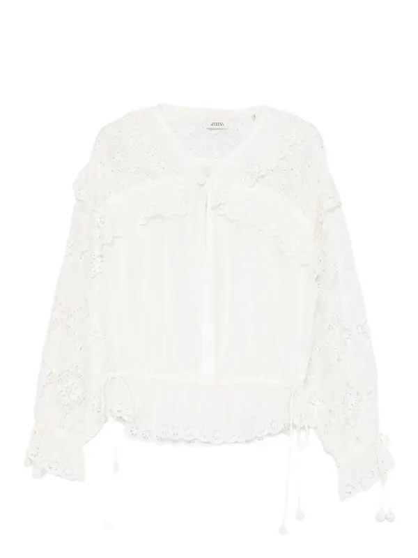 Isabel Marant Étoile Nowana Silk Blend Blouse - Multicolor