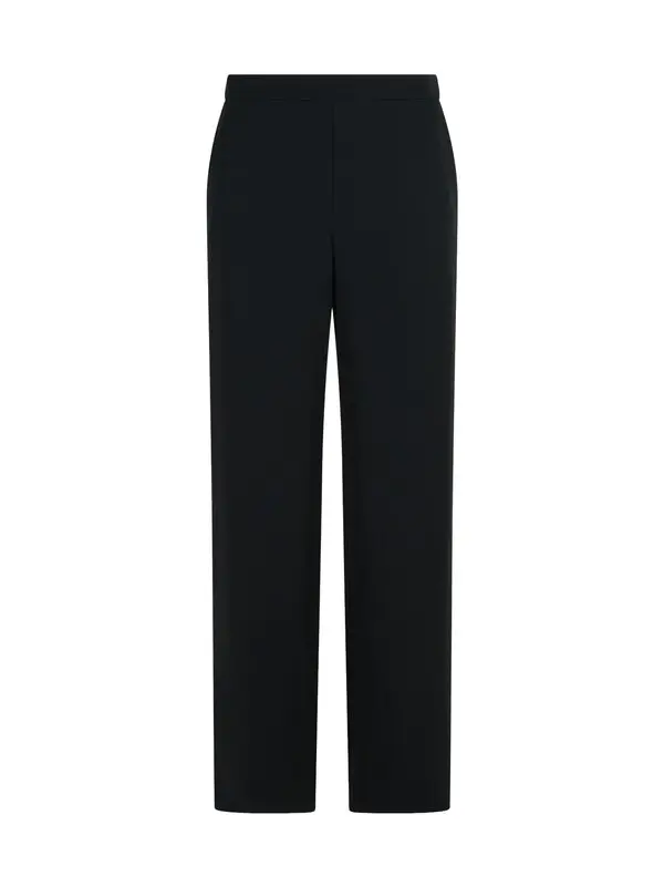 P.a.r.o.s.h Straight Leg Polyester Pants - Black
