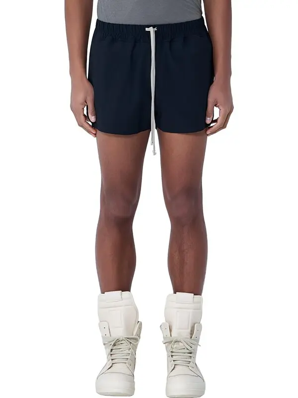 Rick Owens Elasticated Waistband Drawstring Shorts - Black