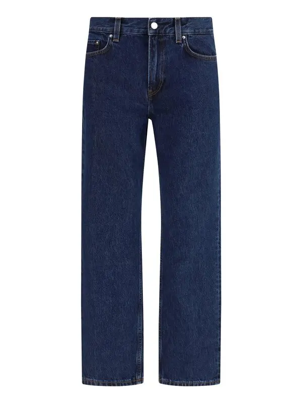 TOTEME Low Straight Denim Jeans - Blue