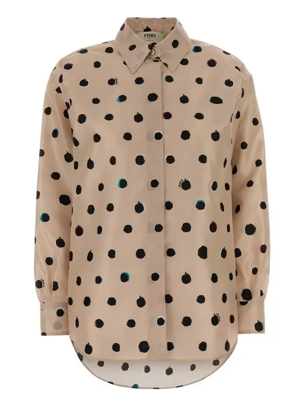 Fendi Printed Silk Shirt - Multicolor