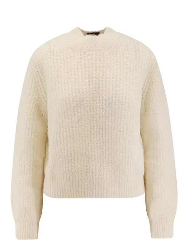 A.p.c. Ribbed Knit Alpaca Blend Sweater - Multicolor