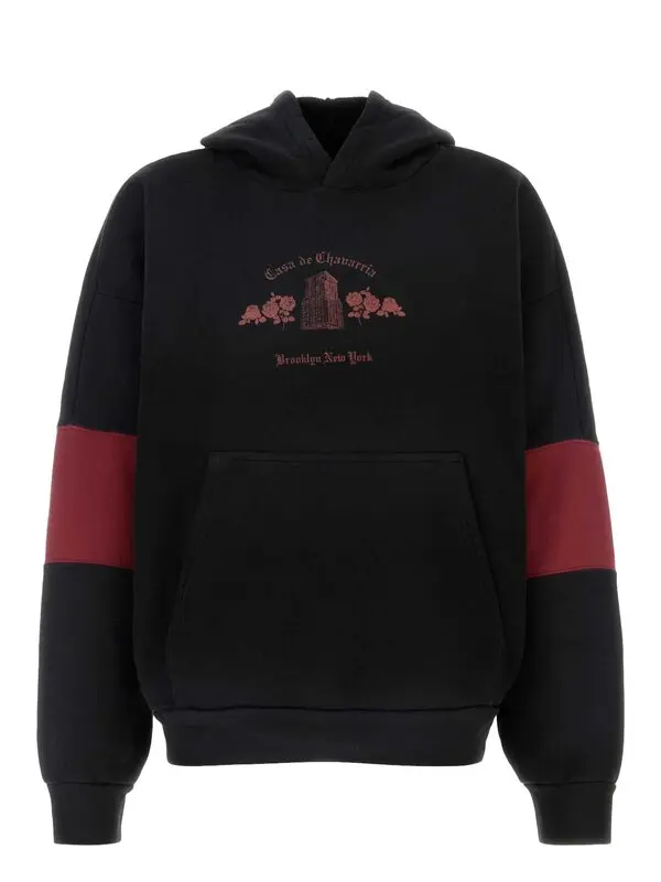 WILLY CHAVARRIA Cotton Oversize Sweatshirt - Black