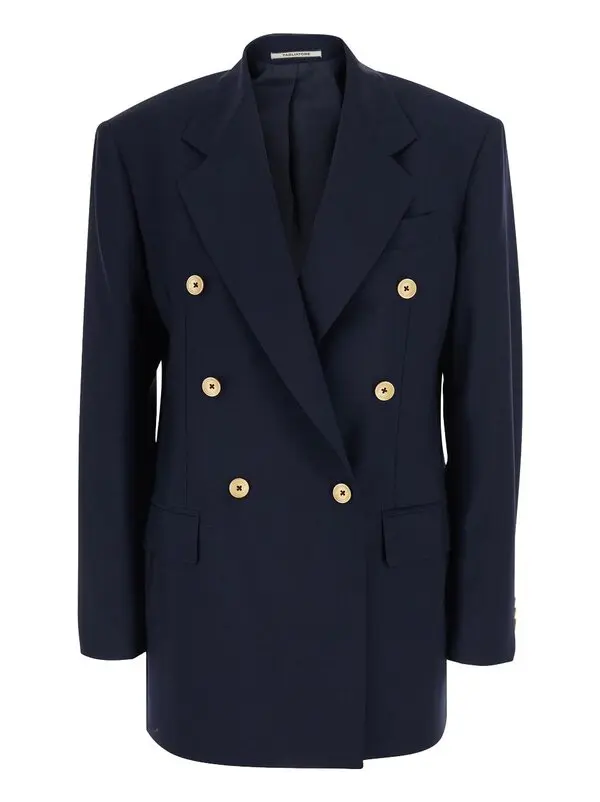 Tagliatore Double-breasted Jacket With Notched Lapel - Multicolor