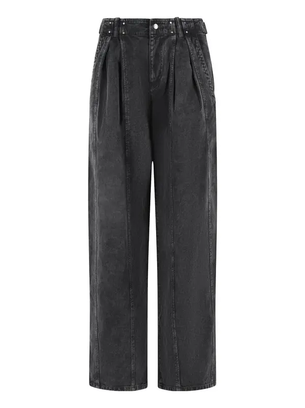 Isabel Marant Étoile Ireme Denim Workwear Pants - Black