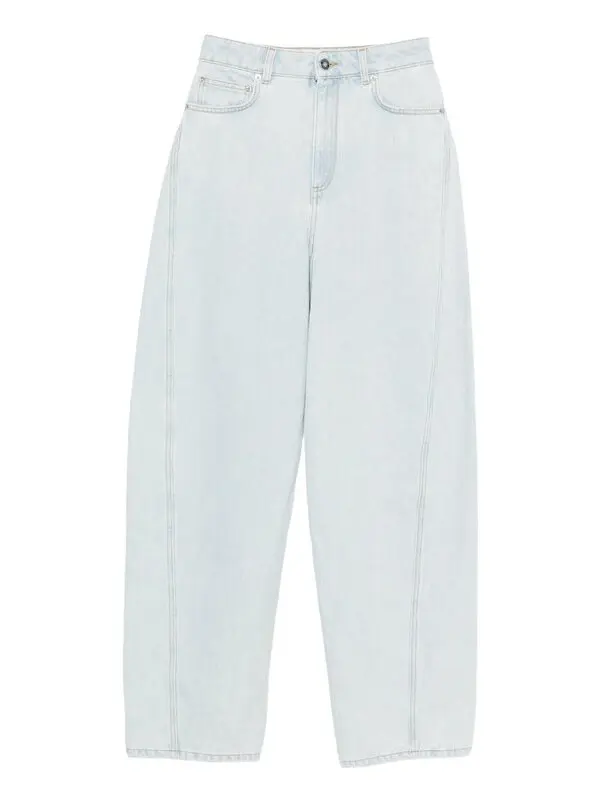 Givenchy Wide-leg Jeans With Seam Detail - Blue