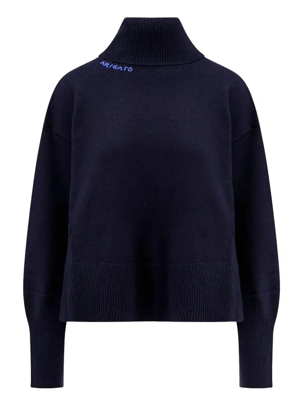 Axel Arigato Wool Blend Turtleneck Sweater - Multicolor
