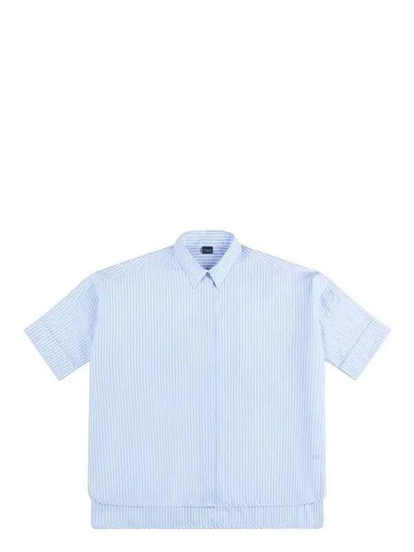 FAY Striped Cotton Shirt - Multicolor