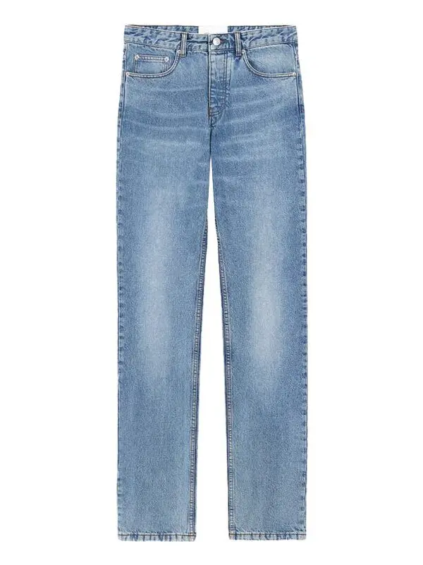 Ami Denim Regular Straight-leg Jeans - Blue