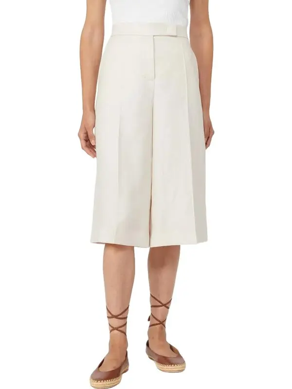 Max Mara Linen Tailored Trousers - Multicolor