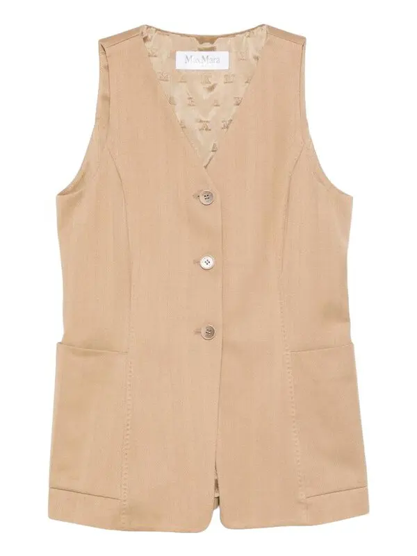 Max Mara Cotton Vest - Multicolor