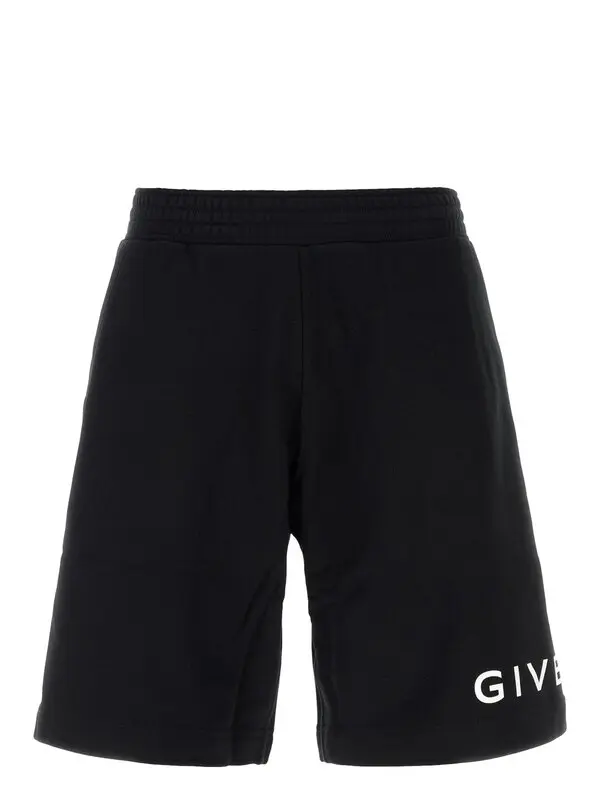 Givenchy Cotton Shorts With Logo Detail - Multicolor