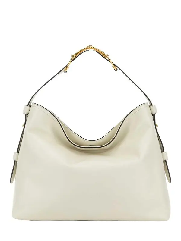 Gucci Leather Beatrix Shopping Bag - White