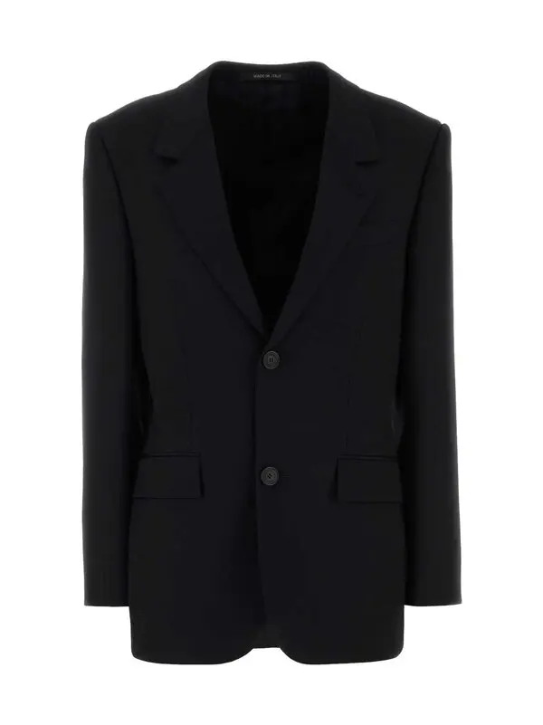 Balenciaga Wool Blazer - Black