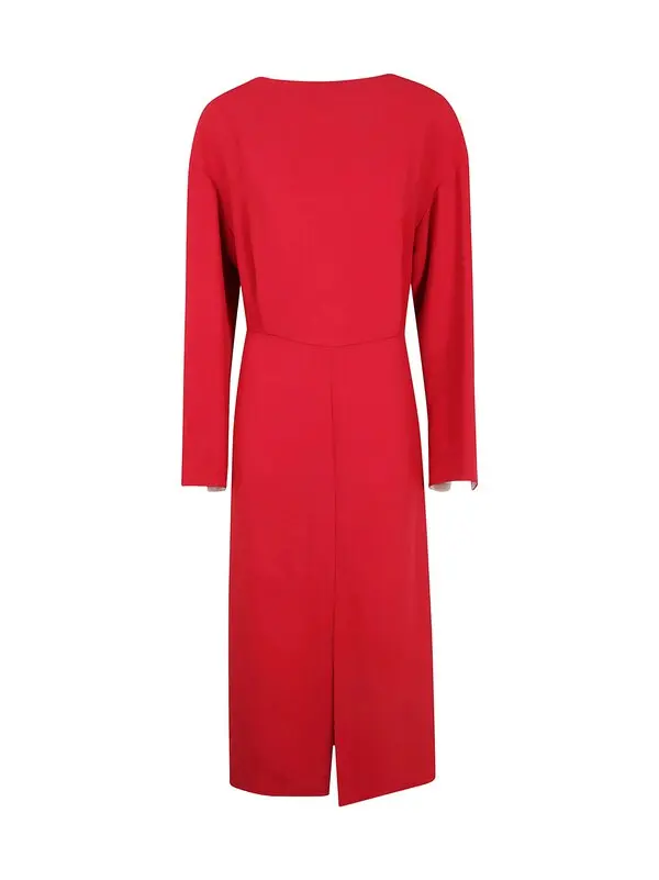 Carven Fitted Dress - Red