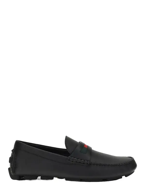 Gucci Leather Horsebit Loafers - Multicolor