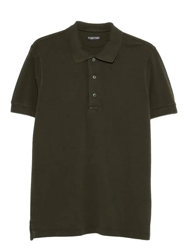 TOM FORD Polo Shirts - Green