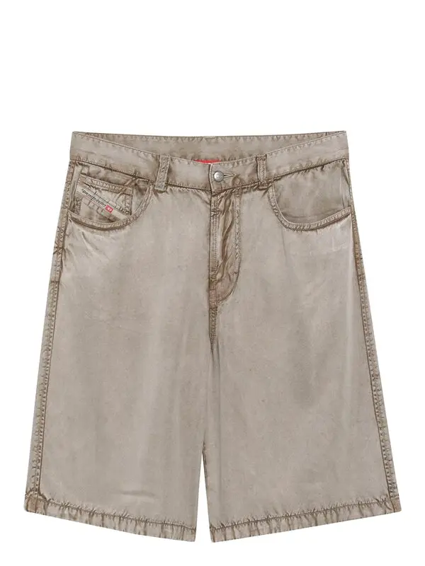 DIESEL® Viscose Bermuda Shorts - Cream