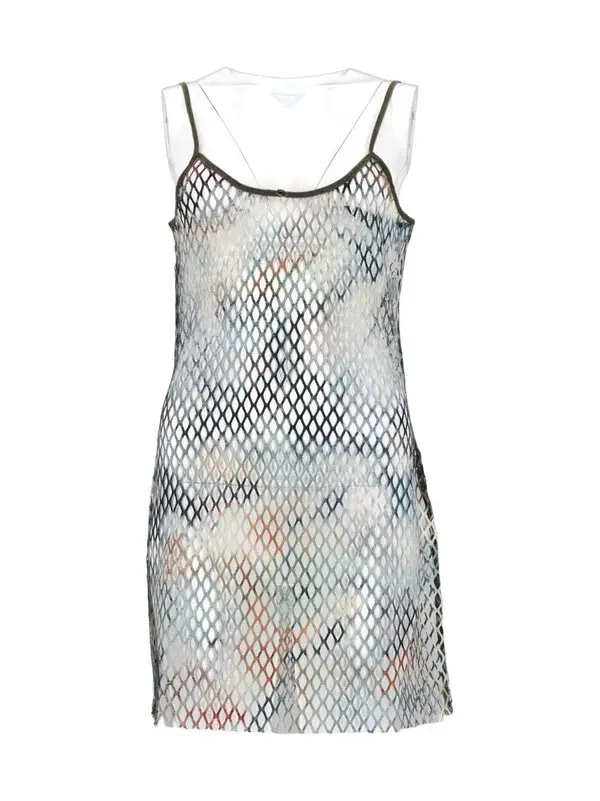 DIESEL® Printed Mesh Dress - Multicolor