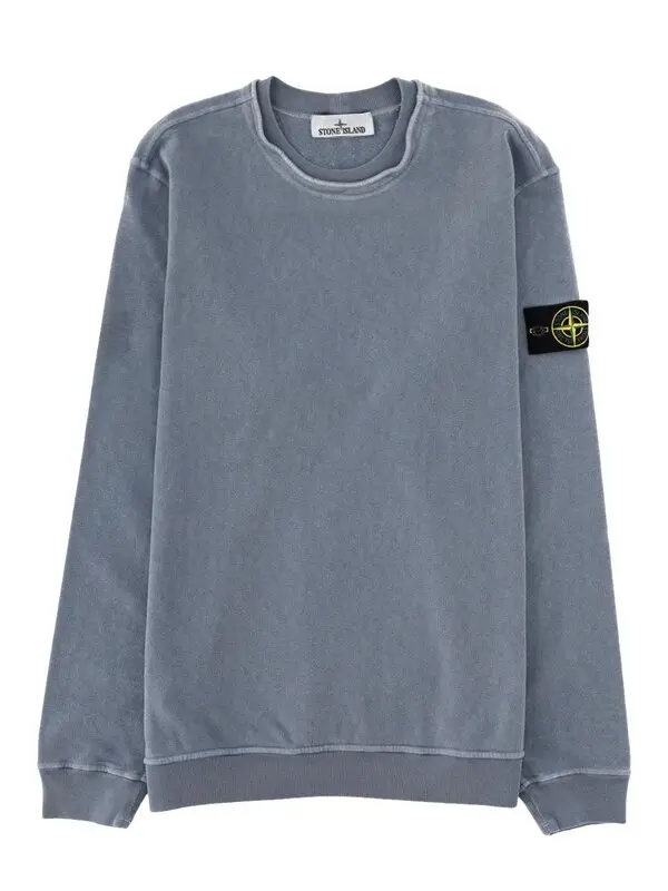 Stone Island Patch Logo Sweatshirt - Gray