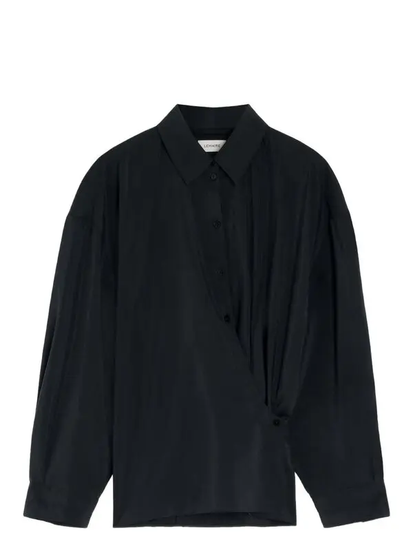 LEMAIRE Silk Shirt With Twisted Detail - Multicolor