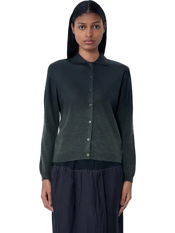 MAISON MARGIELA Button-up Knit Cardigan - Green