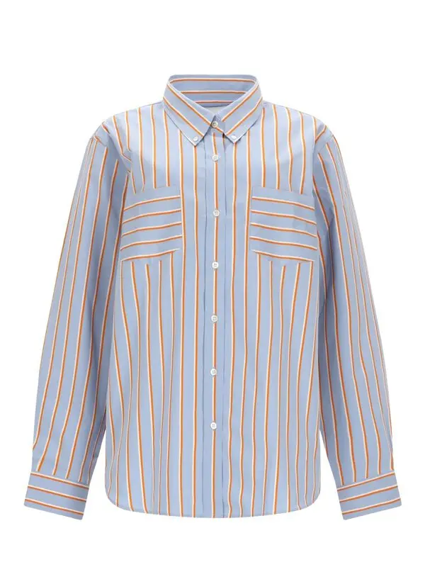 Dries Van Noten Striped Cotton Shirt - Multicolor